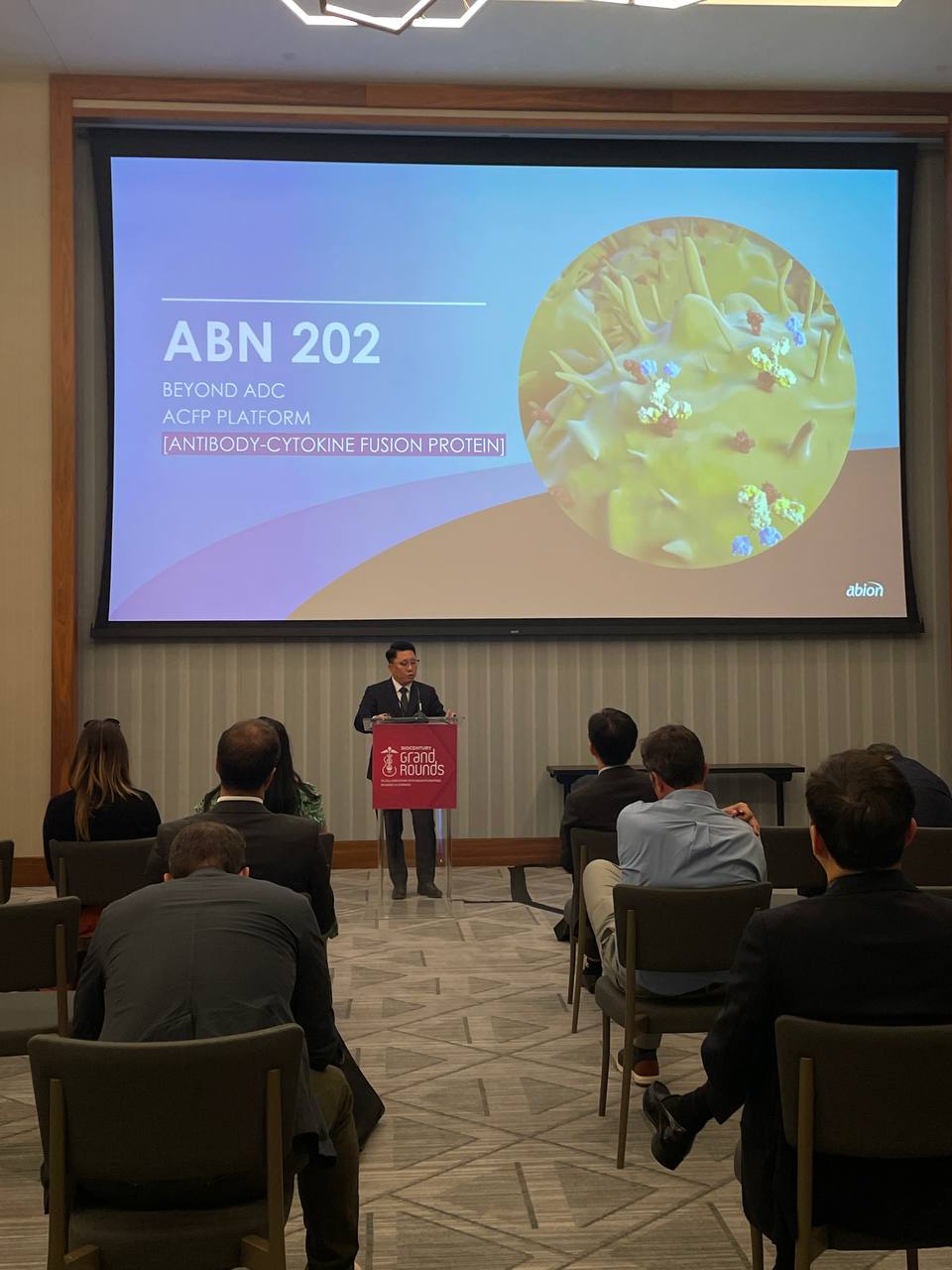 Abion achieves success at U.S. 'BioCentury Grand Rounds', selected as ...